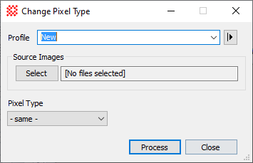 Mira Pro x64 User's Guide - Change Pixel Type