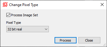 Mira Pro x64 User's Guide - Change Pixel Type