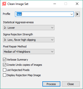 Mira Pro x64 User's Guide - Clean Image Set