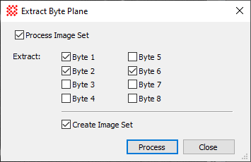 Mira Pro x64 User's Guide - Extract Byte Plane